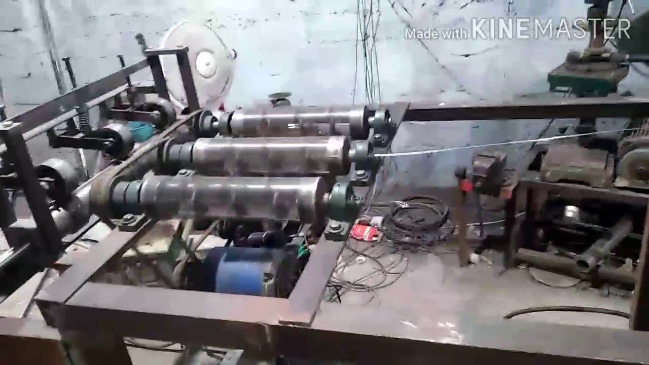 Air cooler mesh machine 9989434987 - YouTube