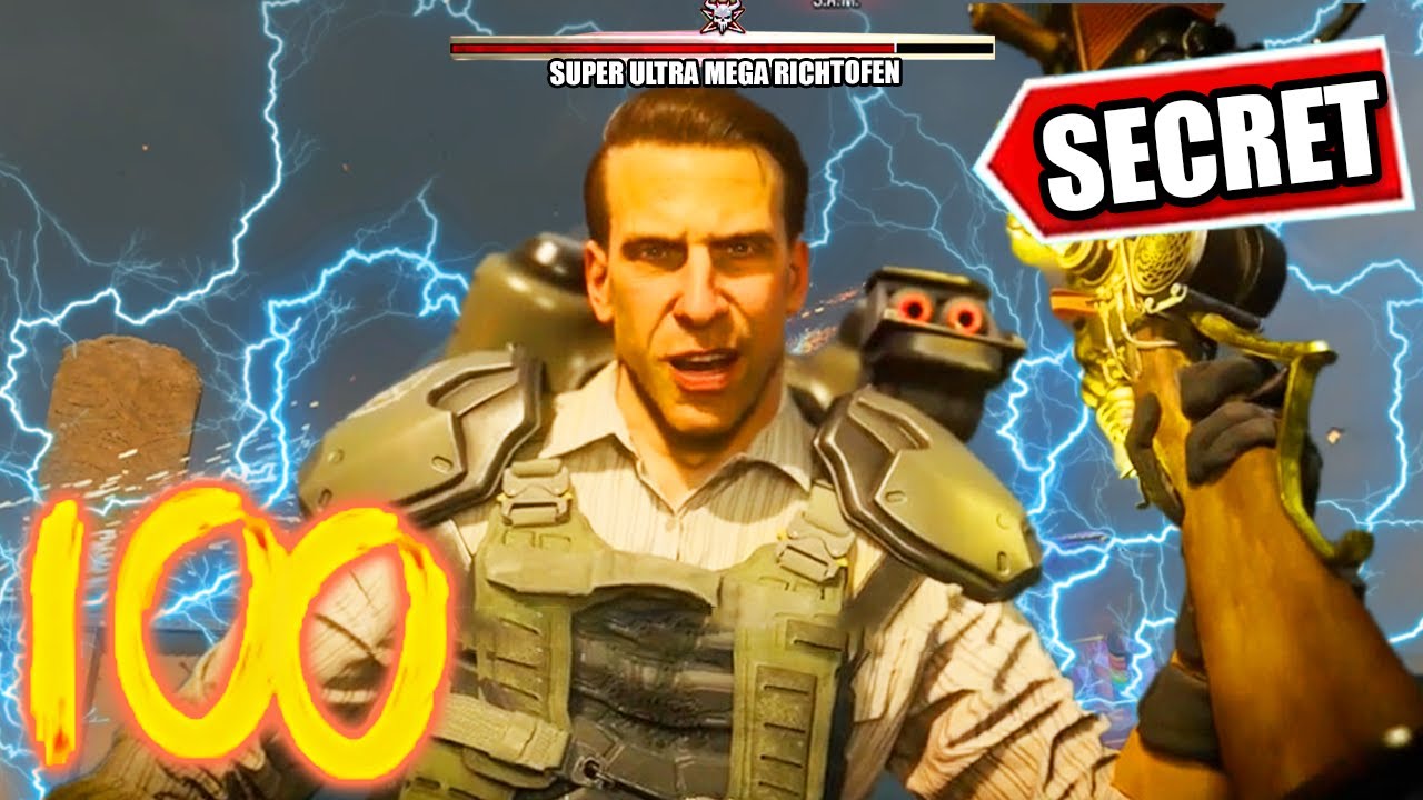 THE SECRET ROUND 100 "RECKONING" BOSS FIGHT ... (COD BO6 Zombies) - YouTube