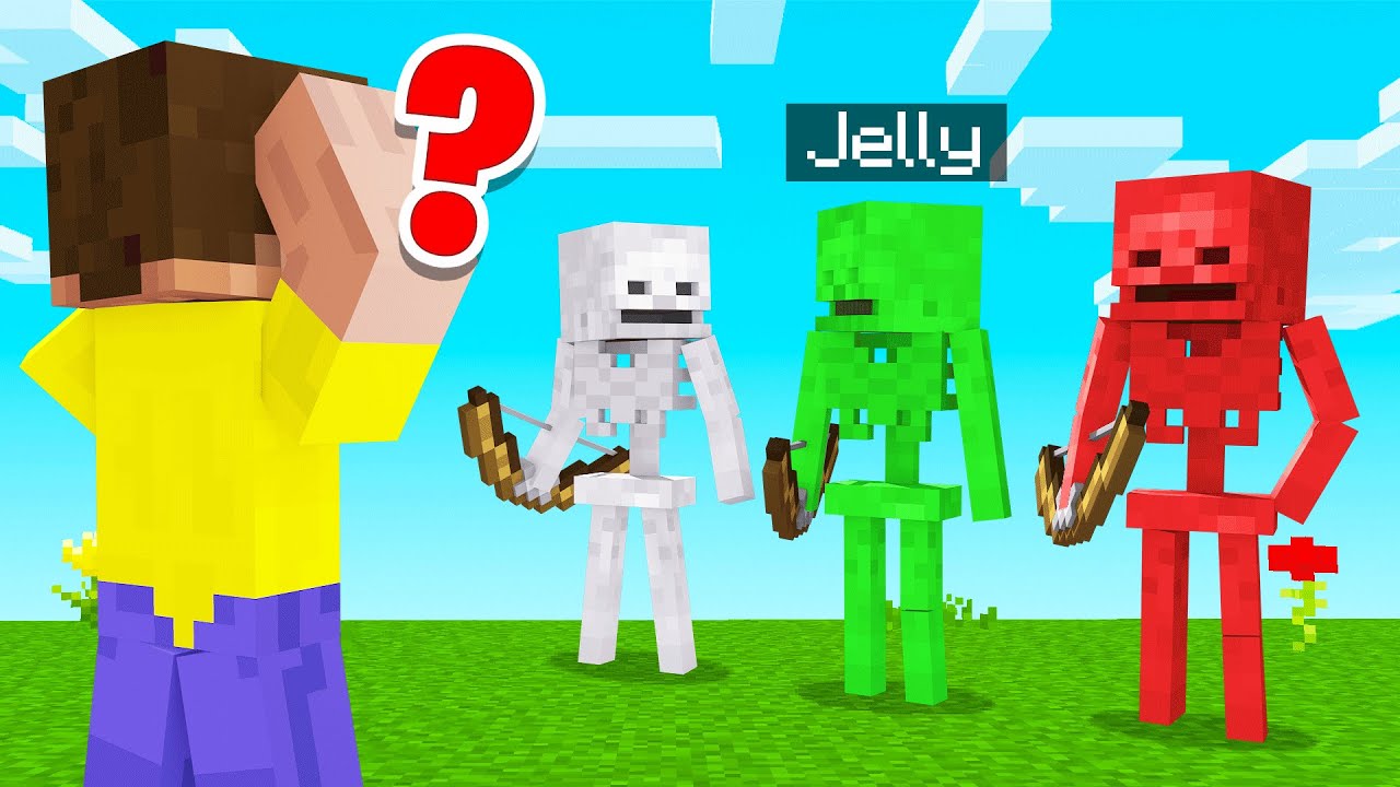 Which SKELETON Is The REAL JELLY? (Minecraft Guess Who) - YouTube