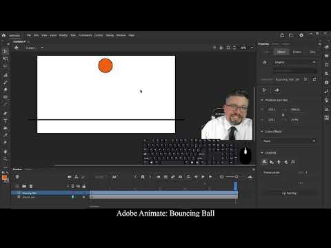 Adobe Animate: Lab 1 - Bouncing Ball - YouTube