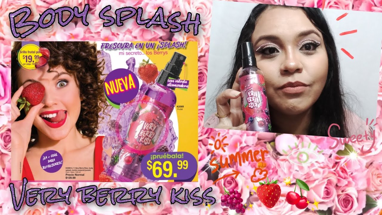 Reseña-Impresion 💕🎀 Body splash Very Berry Kiss 🍒🍓🍇🫐Trendy de Arabela🌺 ...