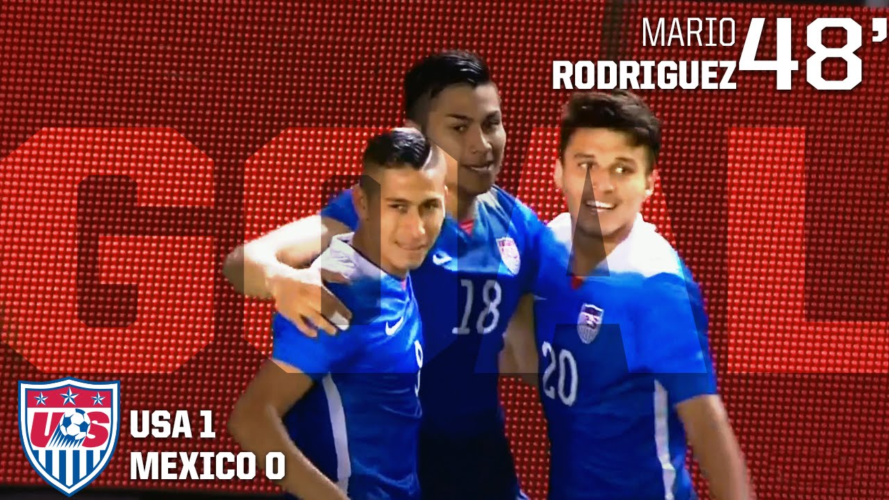 U-23 MNT vs. Mexico: Mario Rodriguez Goal - April 22, 2015 - YouTube