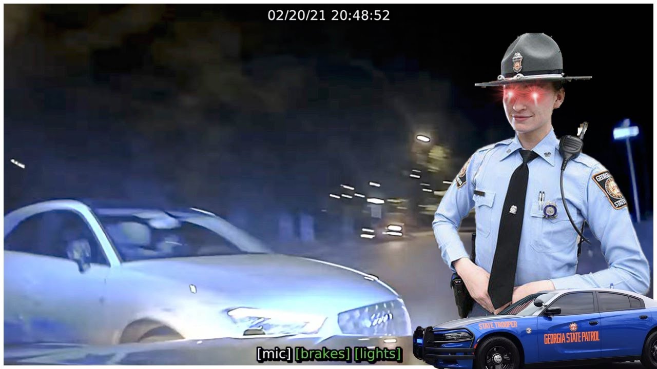 High-Speed Pursuit | GEORGIA STATE PATROL Rips Audi A3 Apart with ...