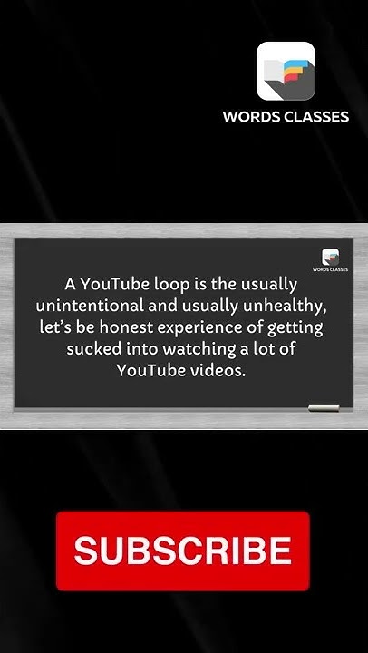 Youtube Loop Meaning | Word pronounce | English Speaking Practice | English | WordsClasses | # ...