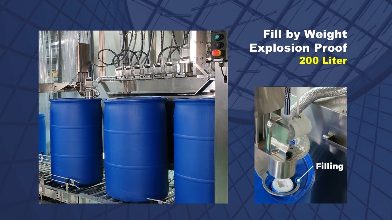 Fill by Weight - 200 Liter (337) - YouTube