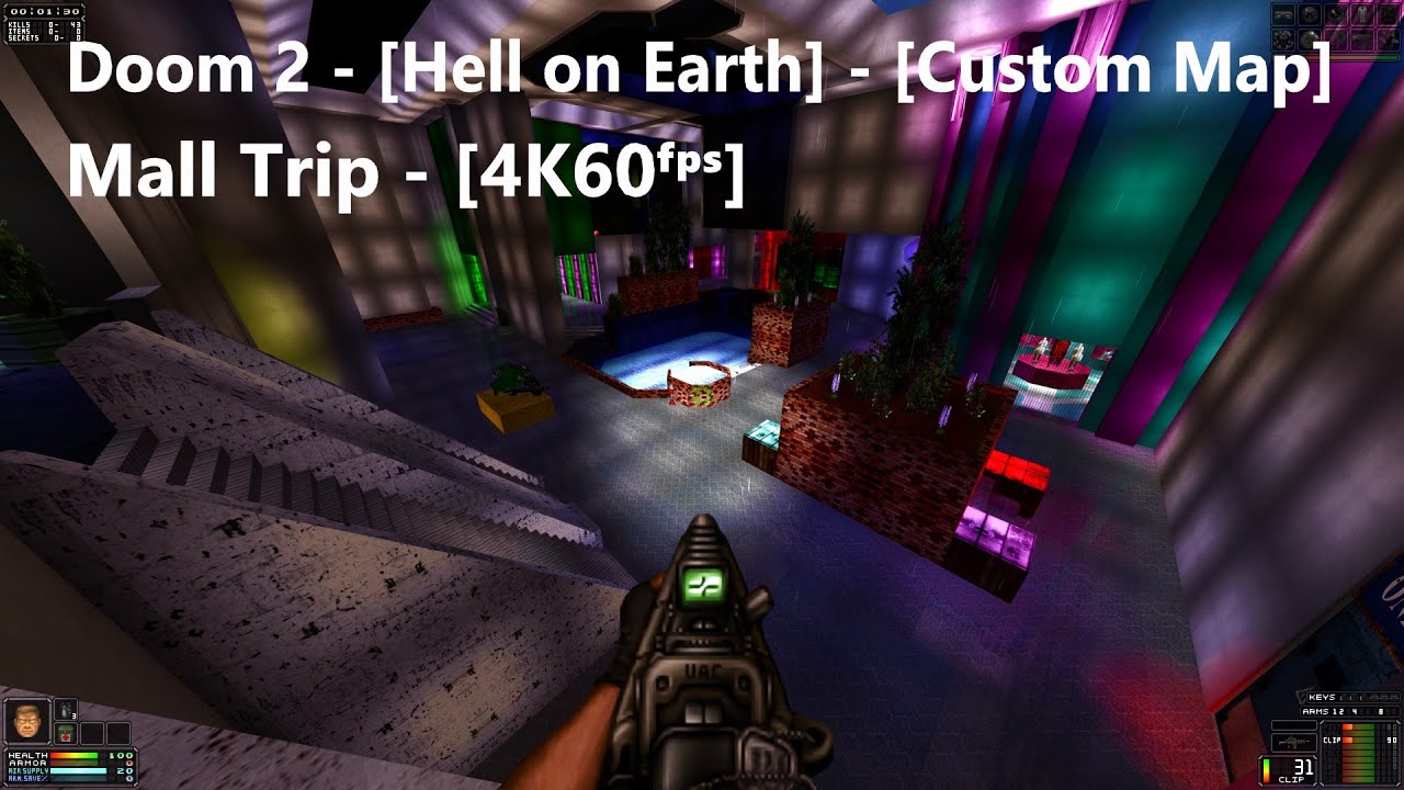 Project Brutality 3.0 - Doom 2 - Map: #348 - Mall Trip - [4K60ᶠᵖˢ ...