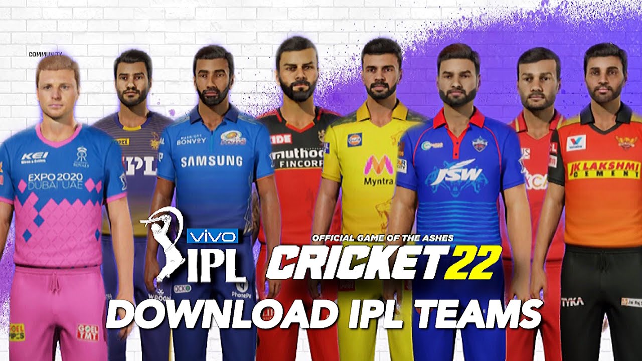 How to Download IPL teams in Cricket 22 • IPL Teams in Cricket 22 ...