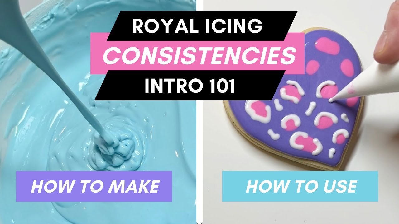 The 5 Main Royal Icing Consistencies: How To Make Them and How To Use ...