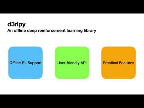 d3rlpy: An offline deep reinforcement learning library - YouTube