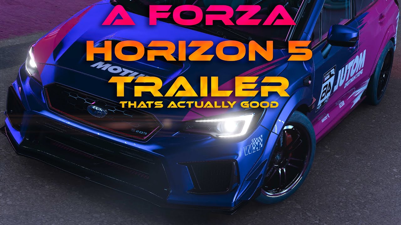 FH5 Professional Grade Trailer // Custom Camera Shots, Ray Tracing, and ...