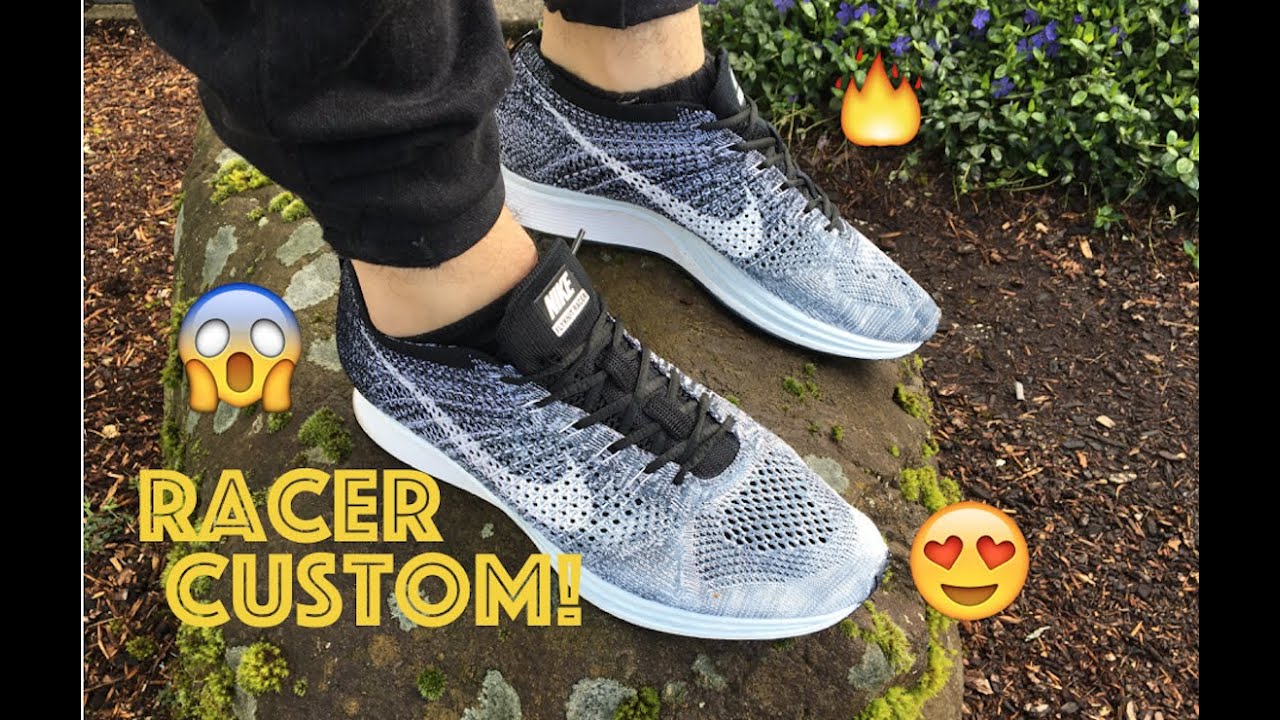 Nike Oreo V2.0 Racer Custom + On Feet - YouTube