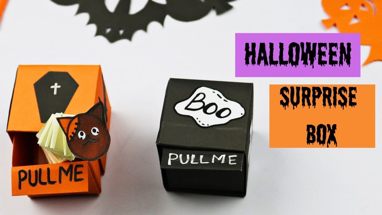 Halloween Mystery Box | Halloween Surprise Box| Origami Halloween Box ...