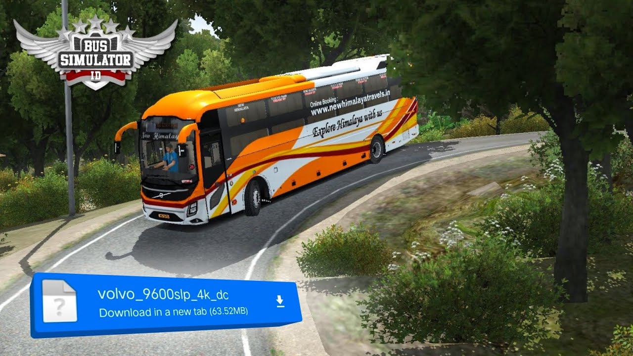 Bus Simulator Indonesia Volvo 9600s 13.5 meter d wheeler| Without ...