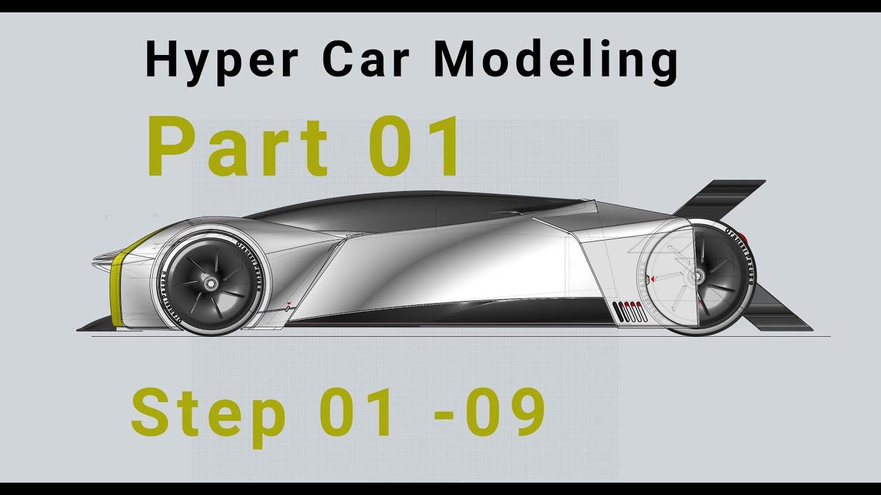 MoI 3D advanced Tutorial, Hyper Car Modeling - Part 01(Step01-09) - YouTube