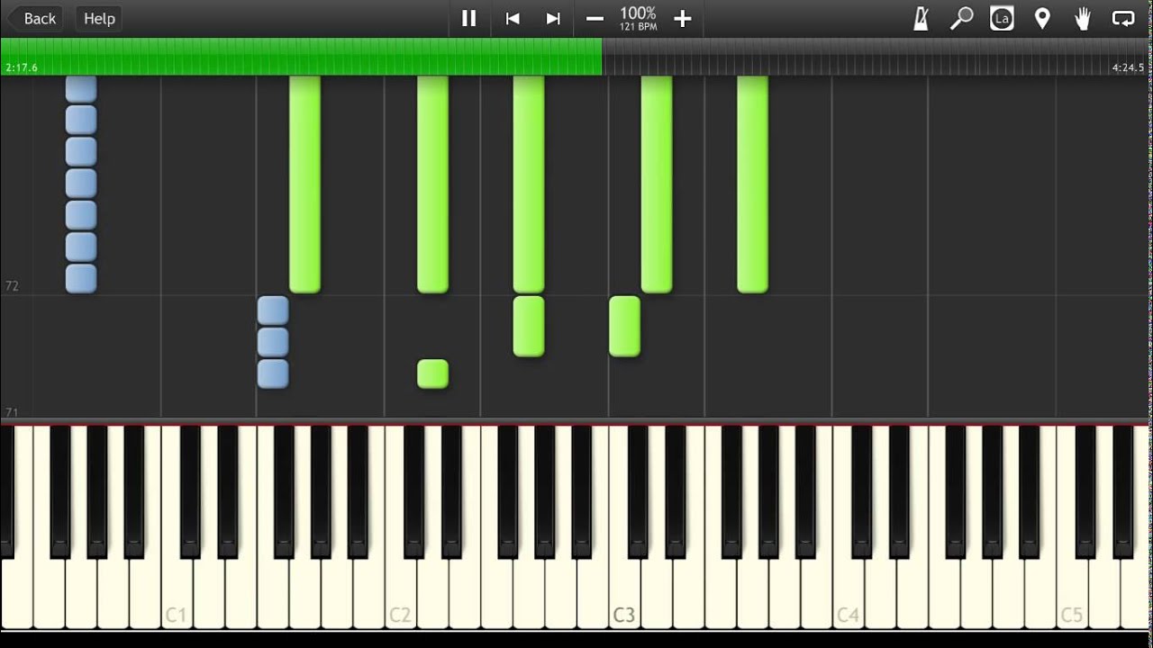 AC/DC - Shake Your Foundations Synthesia Tutorial - YouTube