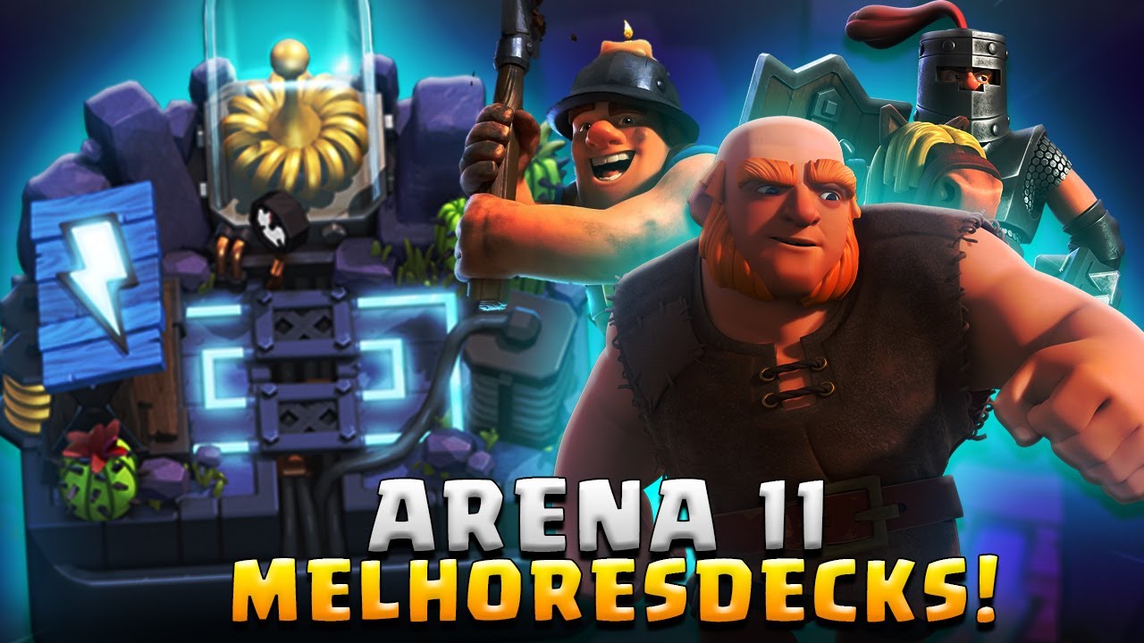 MELHORES DECK PARA ARENA 11 (ELETROVALE) EM 2022 NO CLASH ROYALE - YouTube