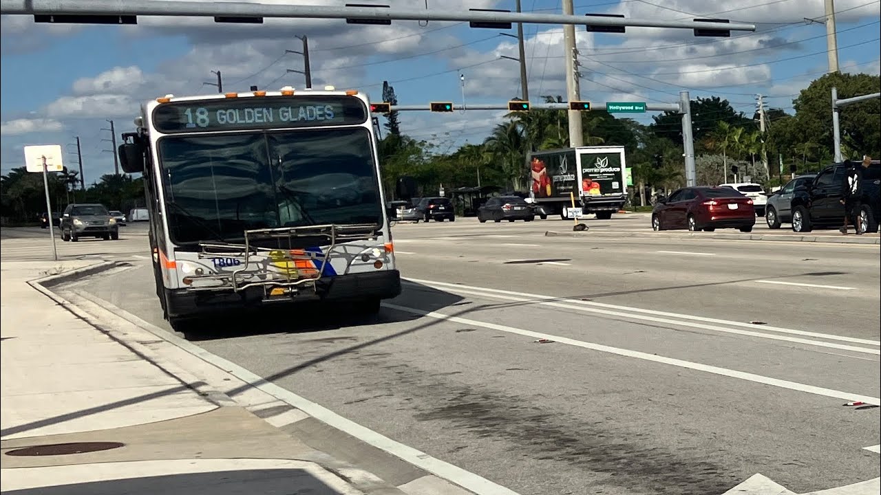 Broward County Transit: 2018 Gillig 40’ BRT (Diesel) #1806 On Route 18 ...