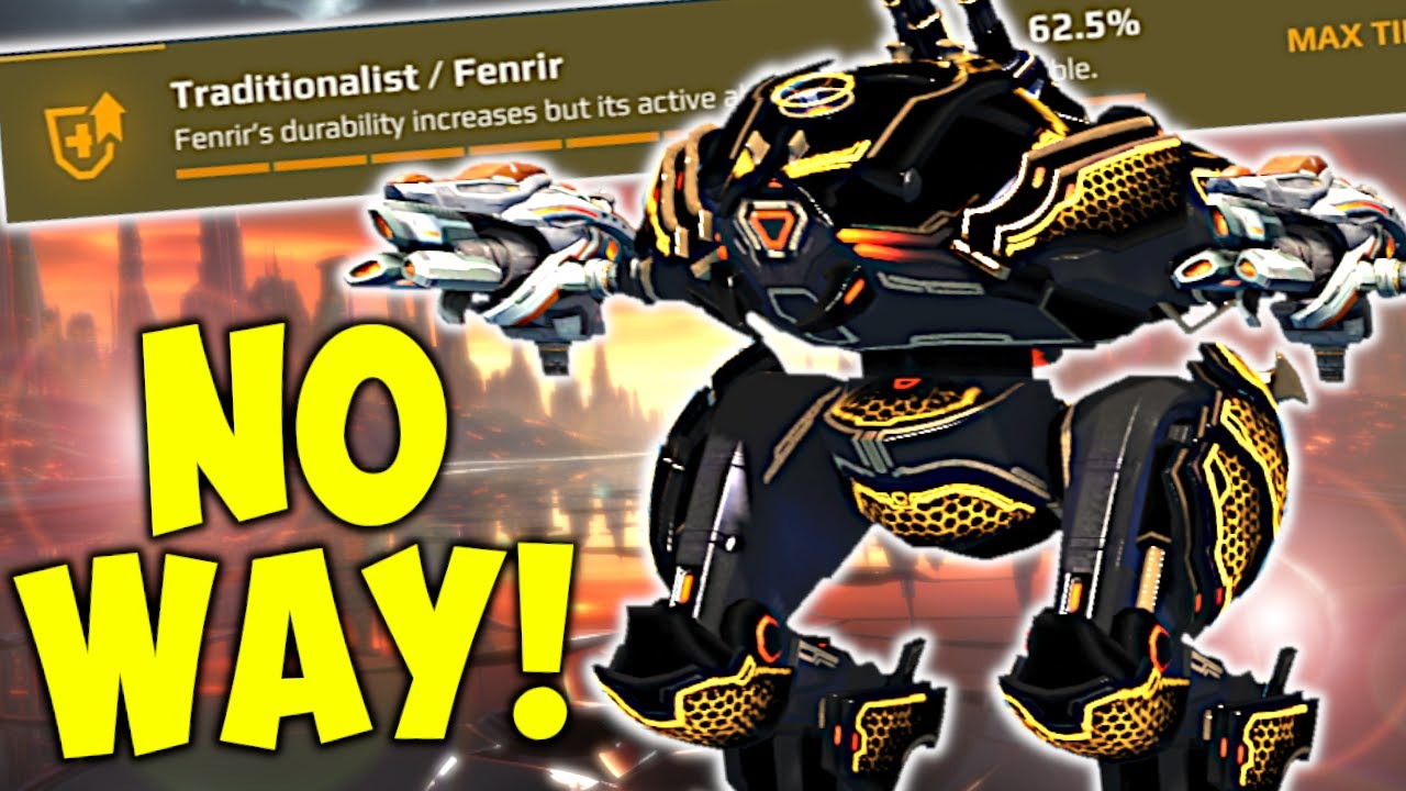 What?? 😲 TRADITIONALIST Ultimate FENRIR Is IMMORTAL! | War Robots ...