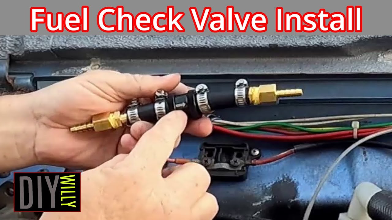 Fuel Check Valve Install In My 1986 Samurai 1 6 VW Turbo Diesel YouTube