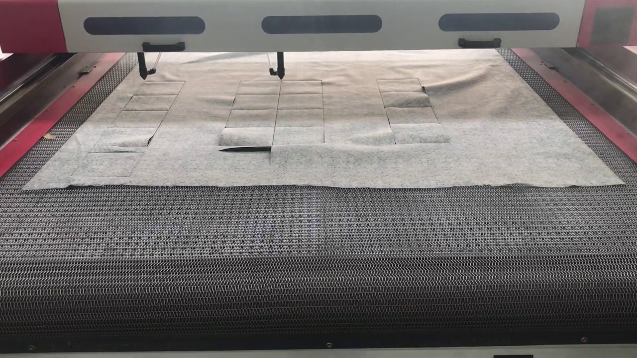 laser cutting machine for clothing garment clothes textile fabric ...