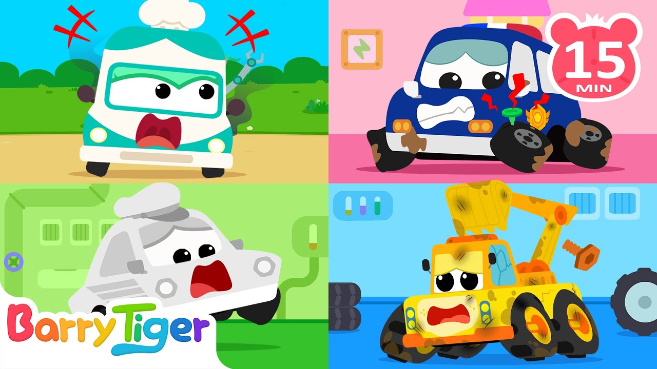 The Uncontrollable Food Truck｜The Invisible Car｜+ More Car Cartoons for ...