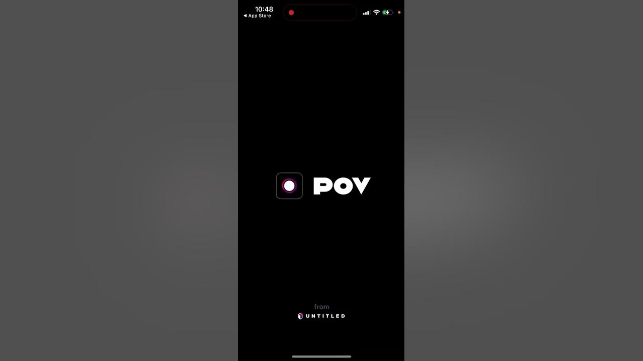 POV app - disposable camera events - how to use - YouTube