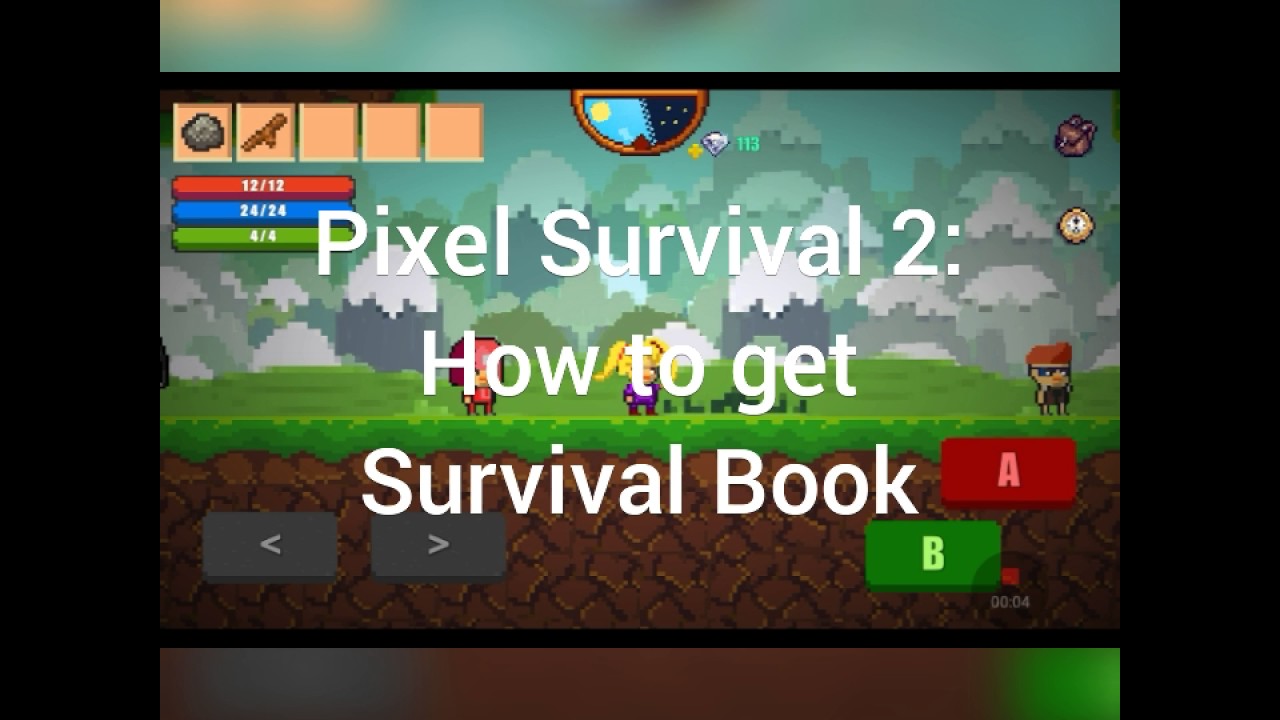 Pixel Survival 2 How to get survival book - YouTube