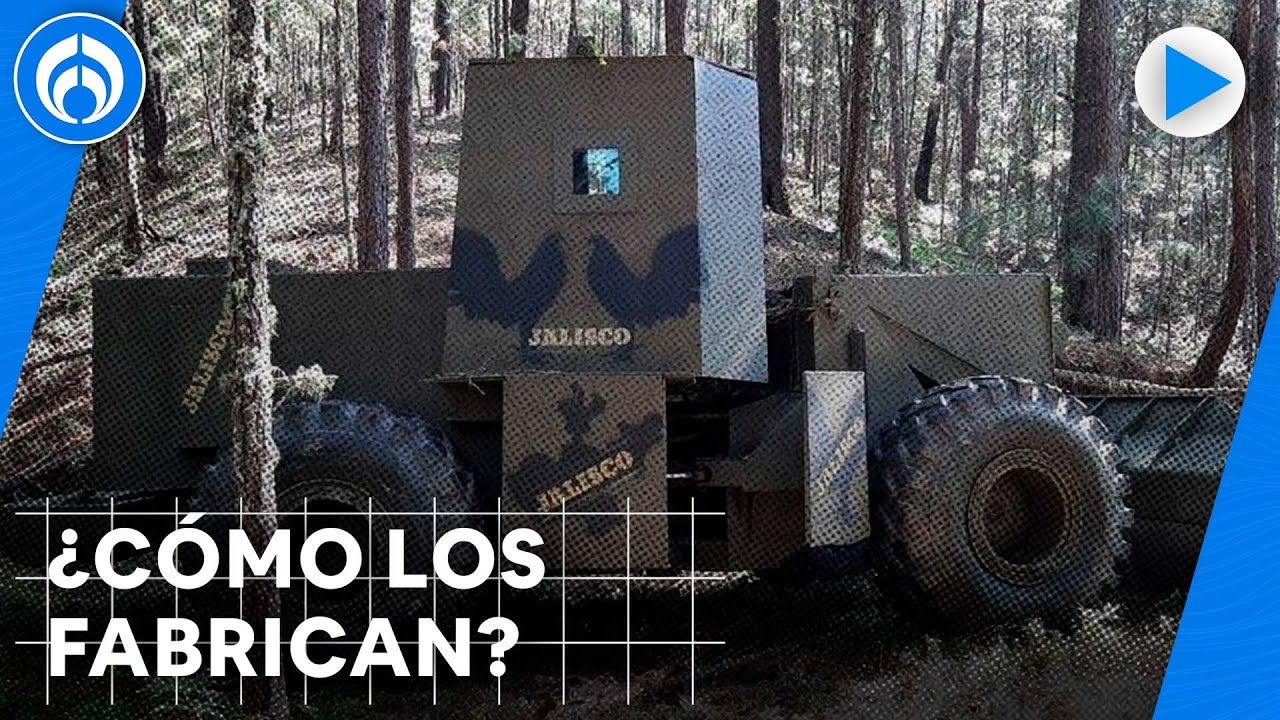 Los carros blindados del CJNG - YouTube