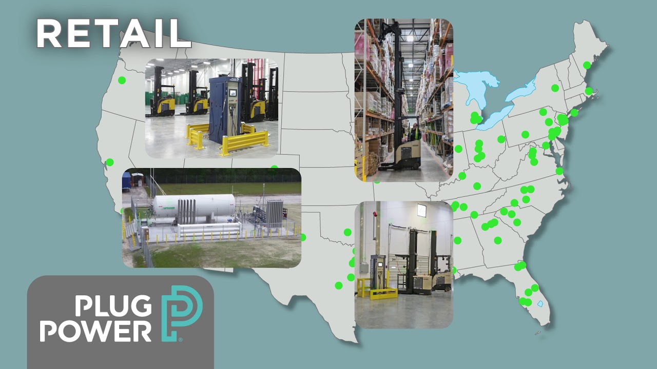 Plug U.S. E-Mobility & Material Handling Customer Map - YouTube
