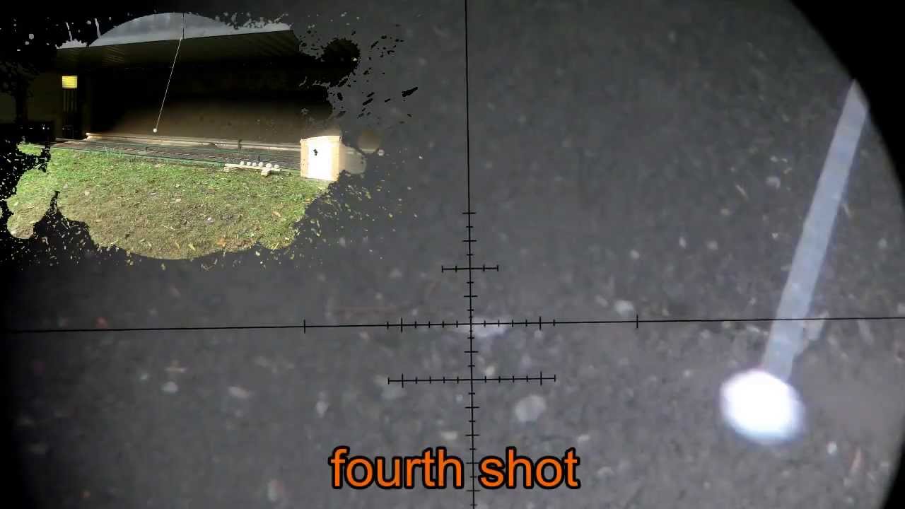 airgun plinking... shooting a pendulum @ +50yards with my Steyr LG110 ...