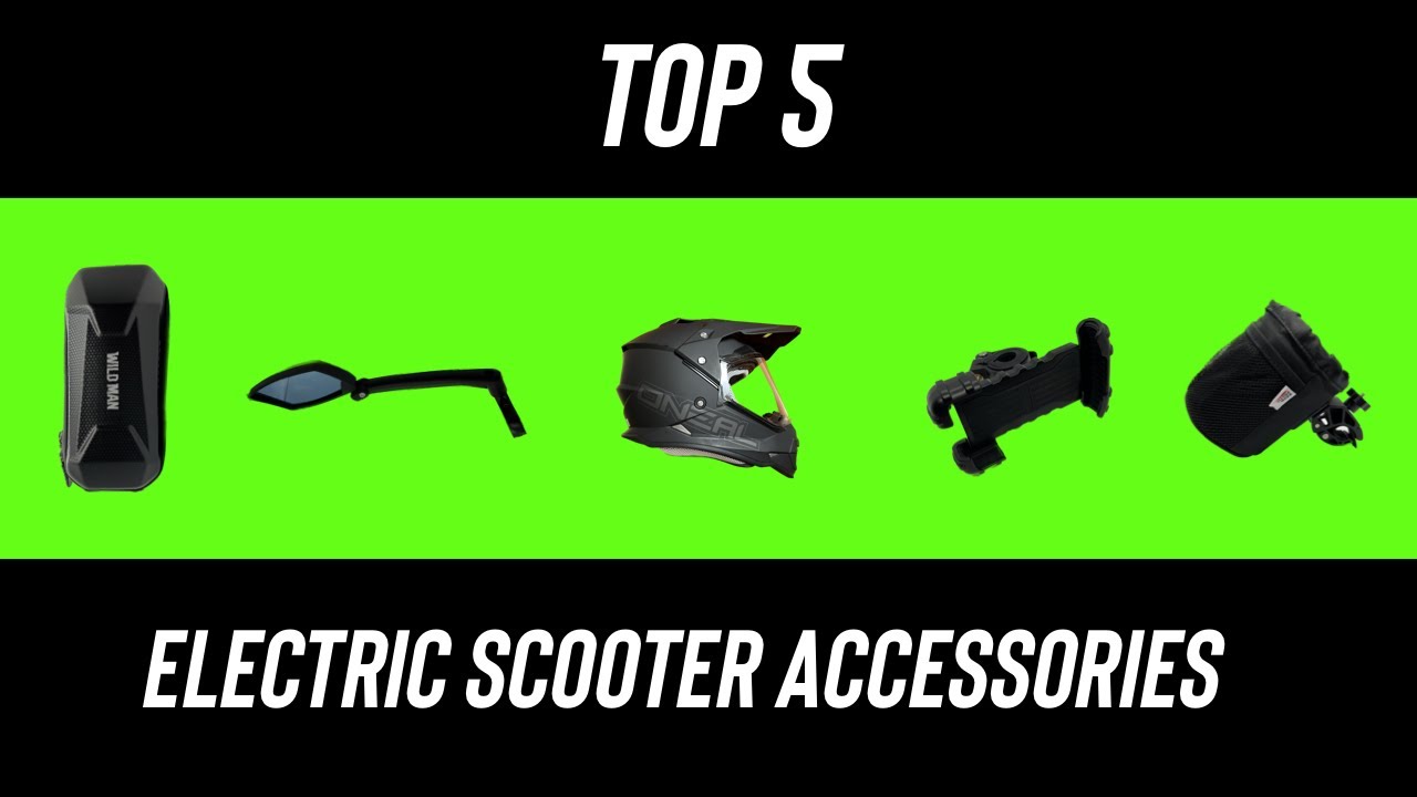 Top 5 Electric Scooter Accessories - YouTube