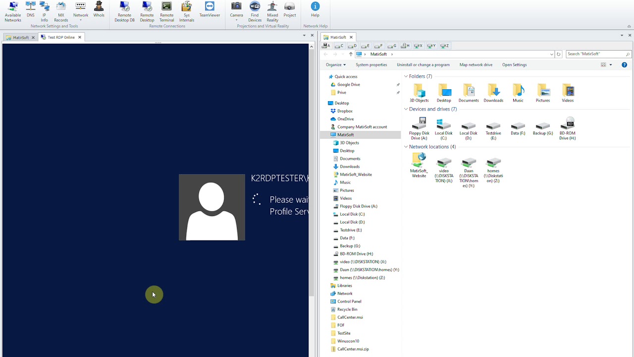 Network and Projection - YouTube