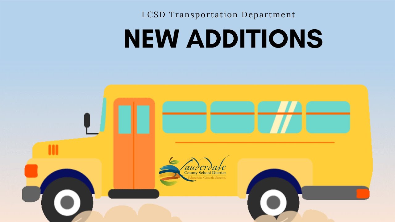 LCSD Welcomes New School Buses - YouTube