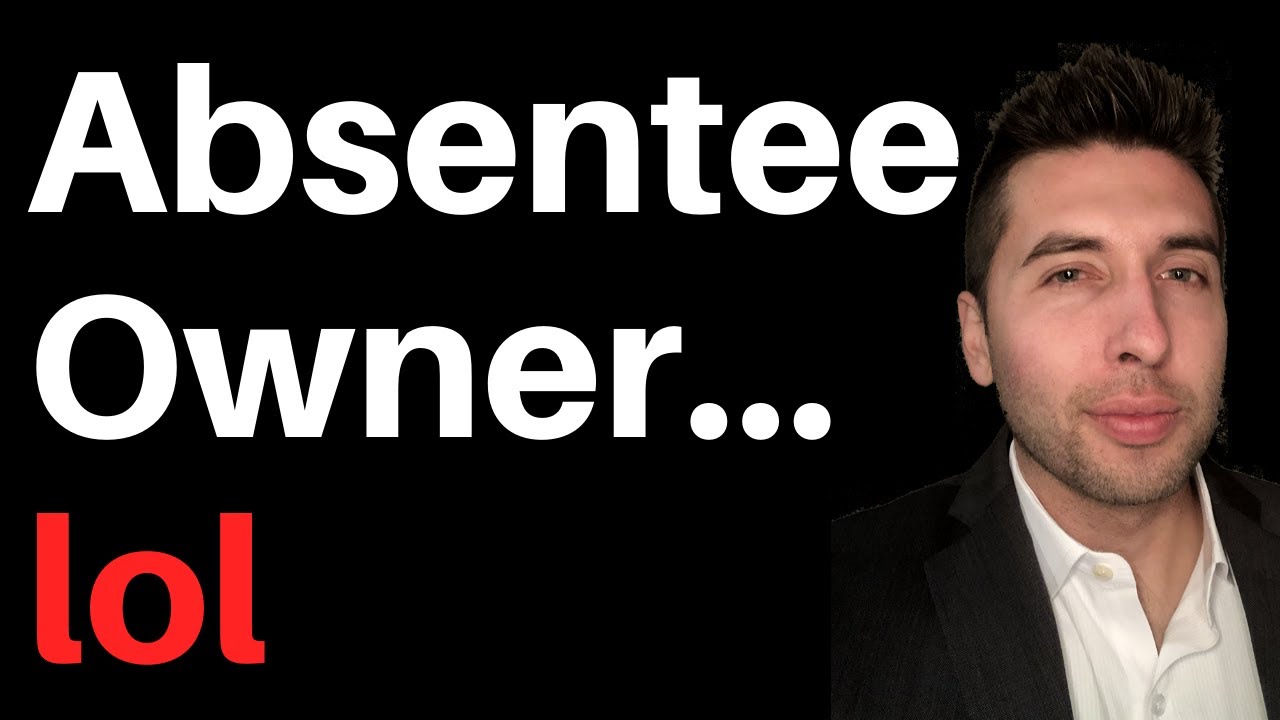 Absentee Owner vs Engaged Owner: Let's Discuss Delegation - YouTube
