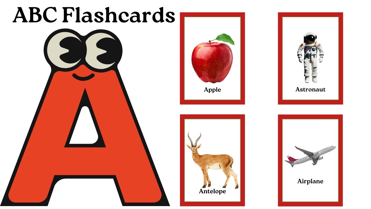 ABC Flashcards for Toddlers | Babies First Words & ABCD Alphabets for ...