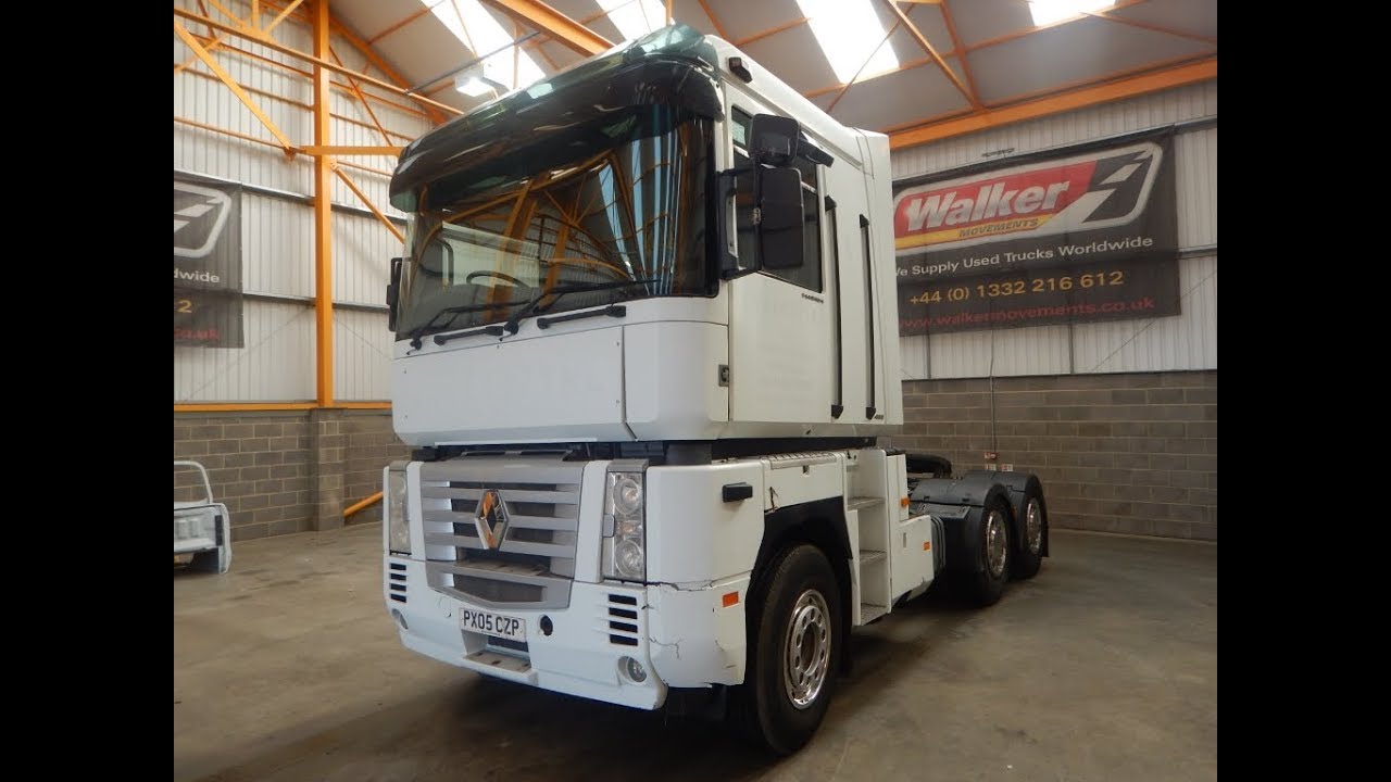 RENAULT MACK MAGNUM 480 6X4 TRACTOR UNIT - 2005 - PX05 CZP - YouTube