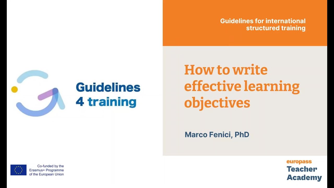 💡How to Design Learning Objectives? - YouTube