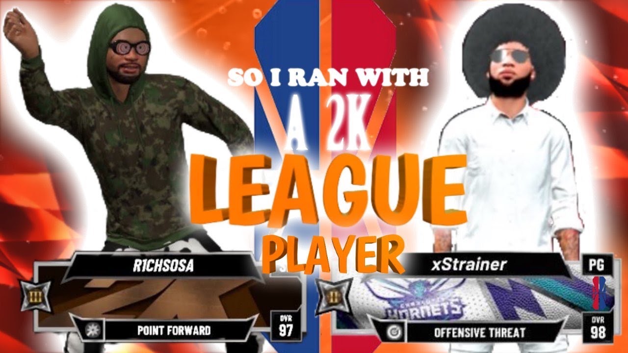 SO I RAN WITH AN NBA 2K LEAGUE PLAYER IN NBA 2K20 AND THIS HAPPENED ...