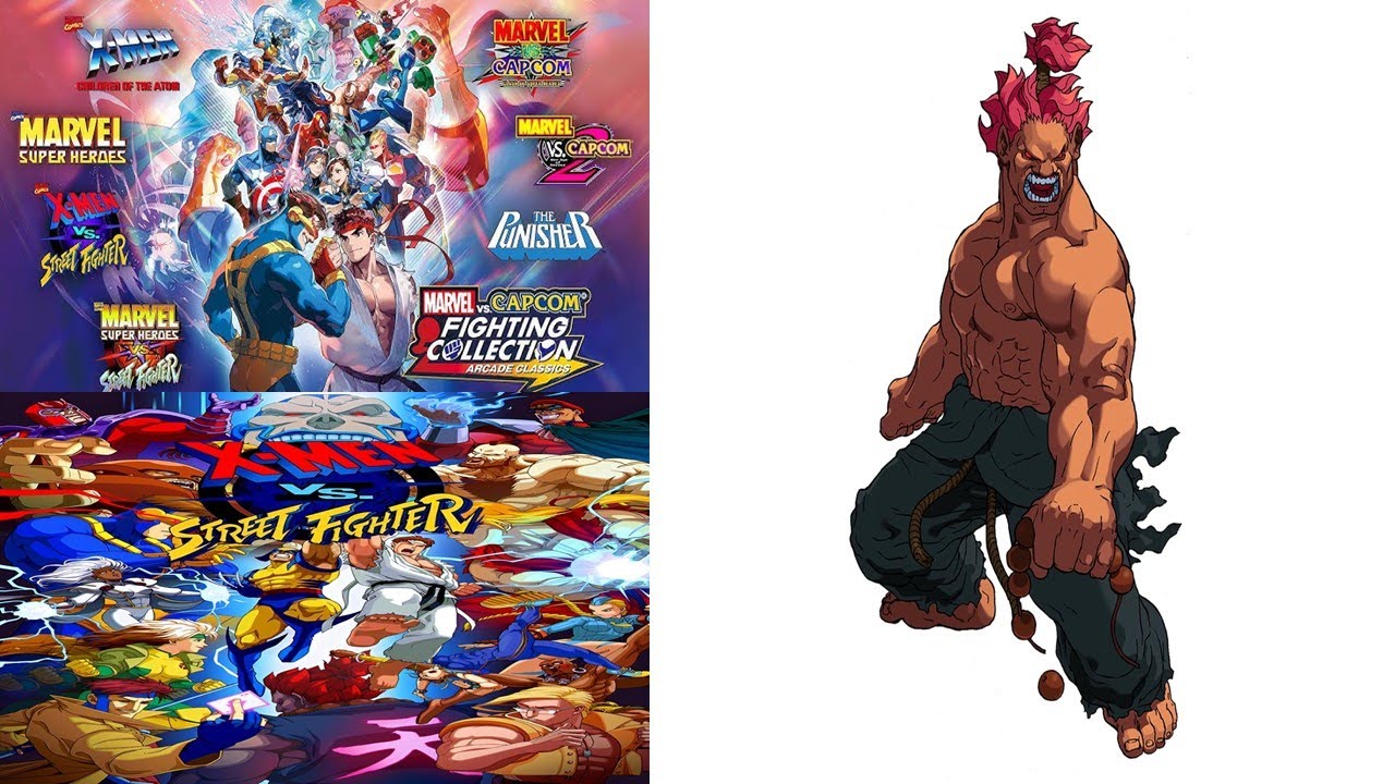 X Men vs Street Fighter I Akuma - YouTube