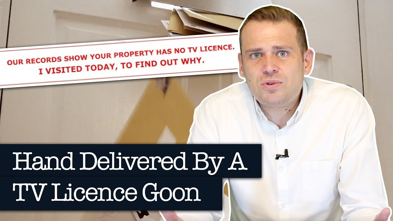 A Goon Visited Today and Left This - TV Licence Letters - YouTube