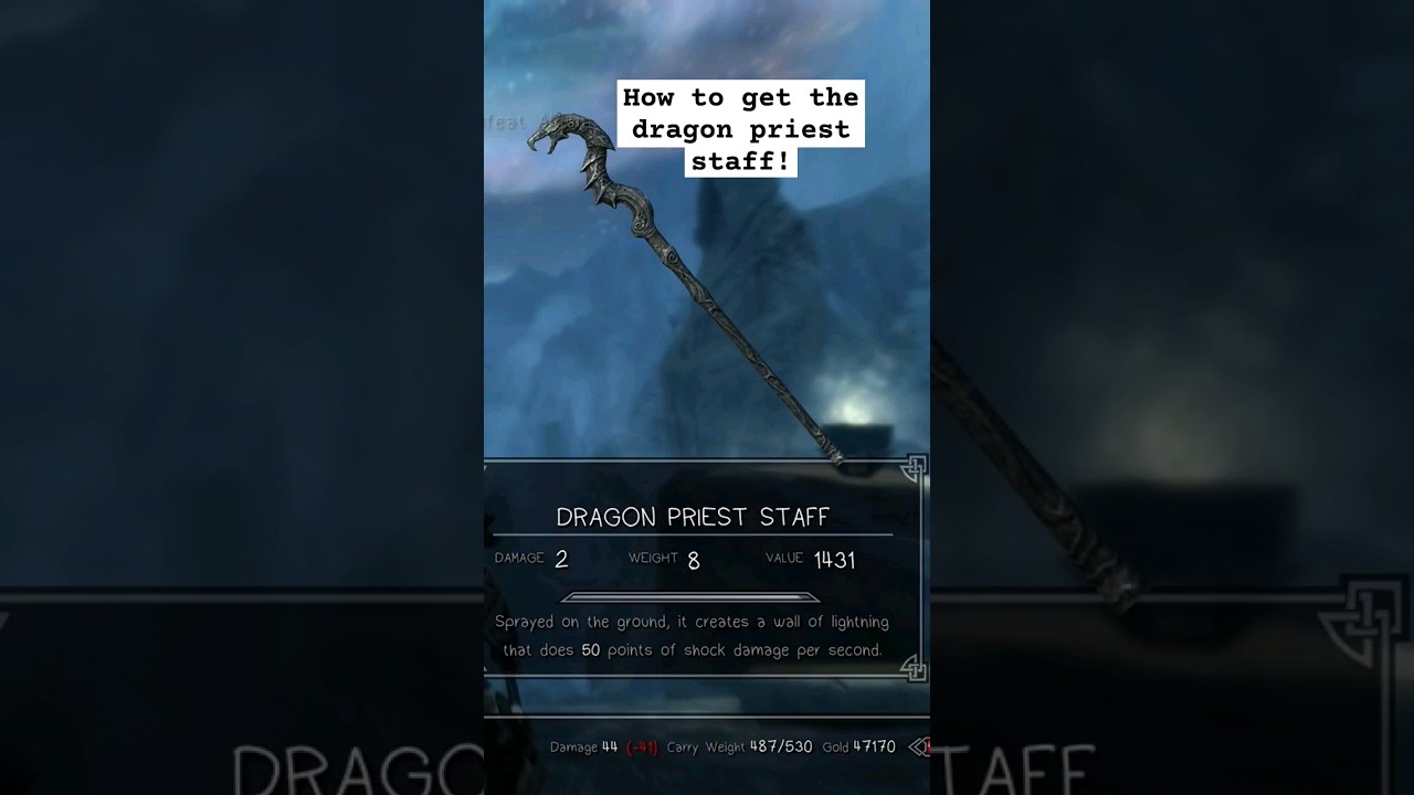 Skyrim Dragon Staff