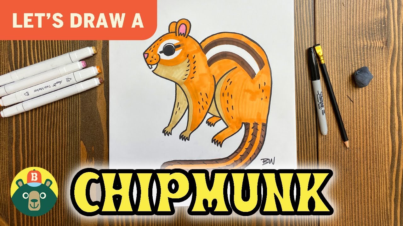 How to Draw a CHIPMUNK! - [Episode 47] - YouTube