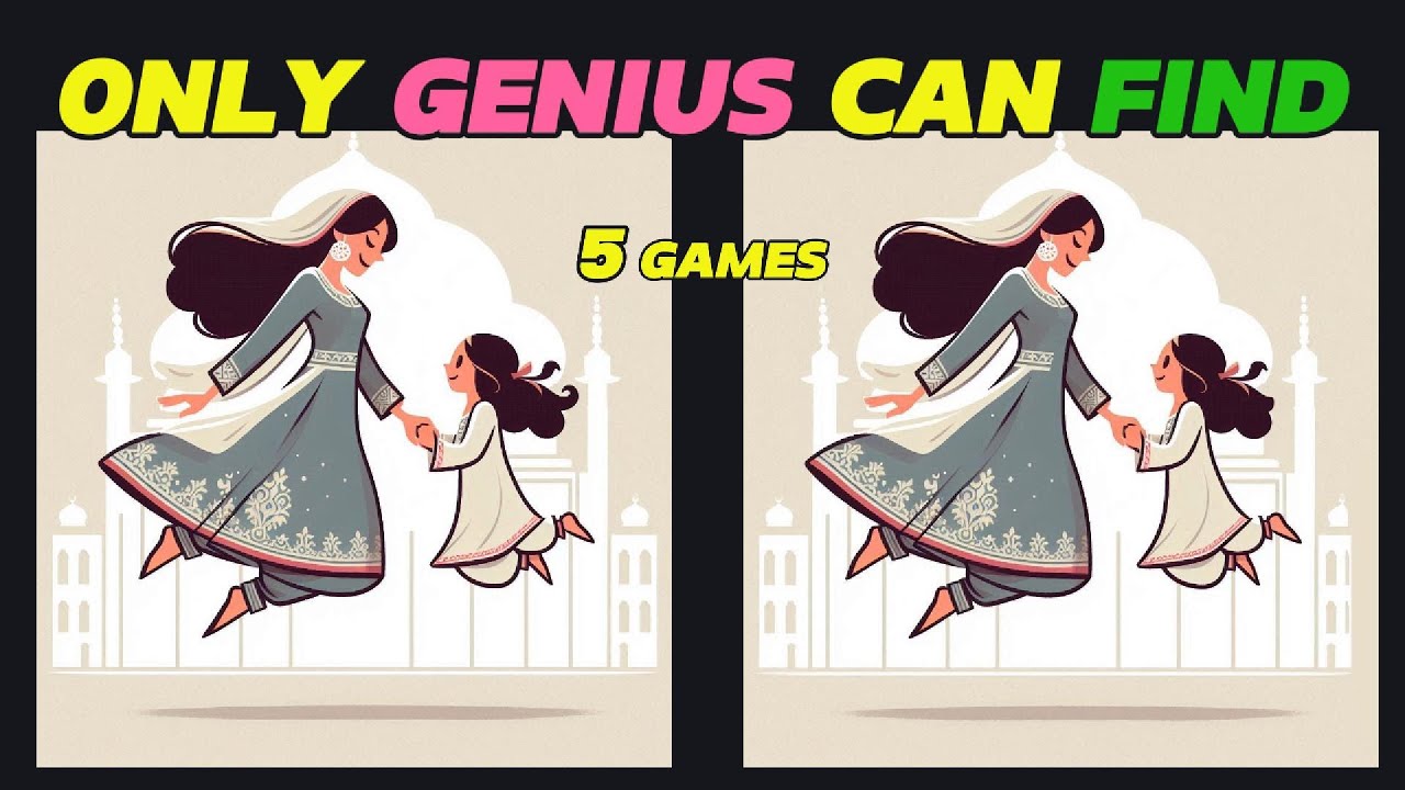 ONLY GENIUS CAN FIND. #findthedifference #dementiaprevention - YouTube