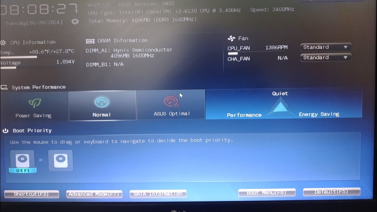 How to change boot order in ASUS motherboard l Asus motherboard ...
