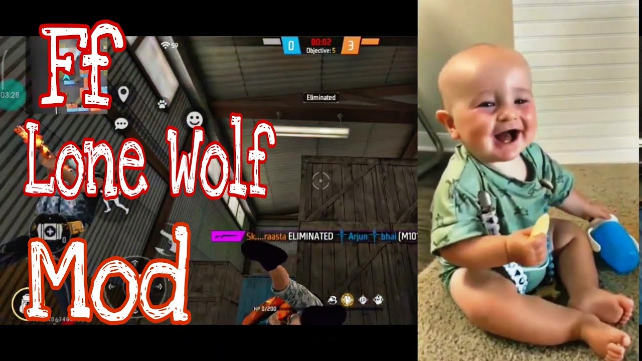 Happy Dipawali. Free fire Lone Wolf mod gameplay video. 😁😁 Arjun Rp ...