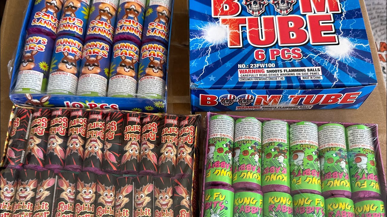 Rabbit Scarer, Kung Fu Rabbit, Bunny Ears , Boom Tube Firecracker ...