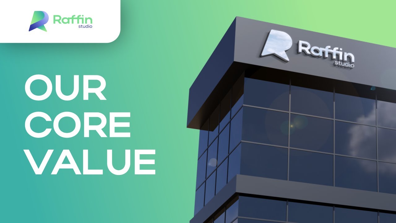 Unveiling our core value at Raffin Studio - YouTube