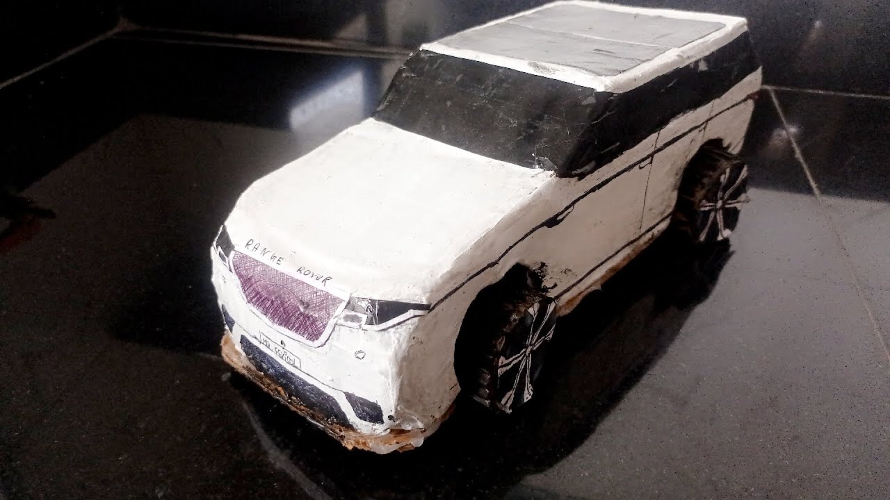How to make range rover from cardboard - YouTube