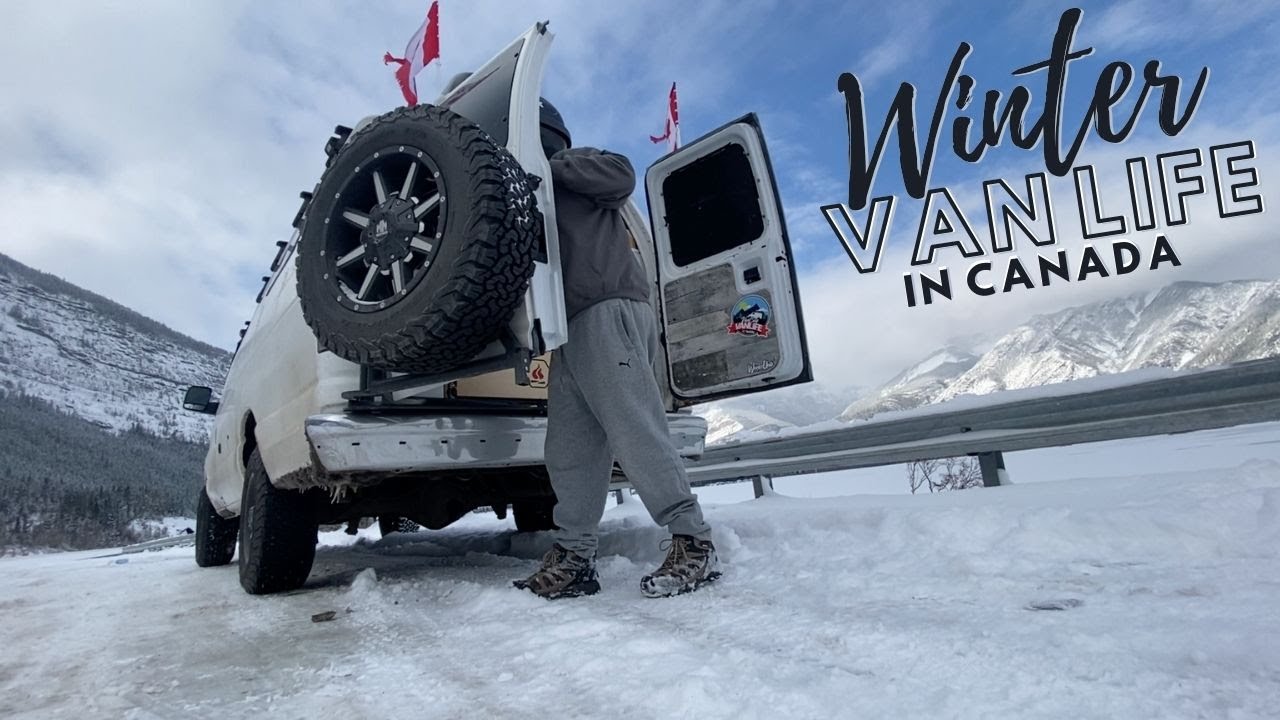 WINTER Van Life In The Canadian ROCKIES | Feeling At Home In The ...