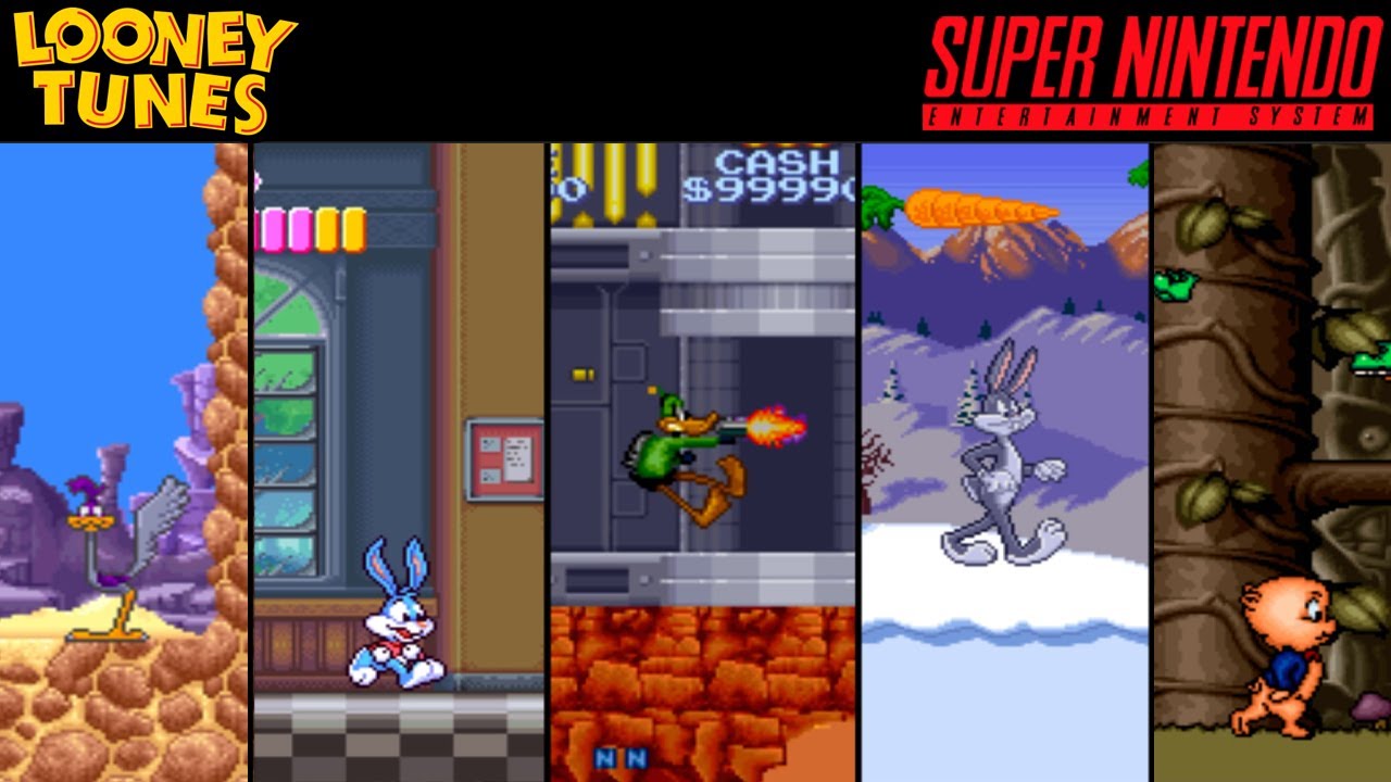Looney Tunes Games for SNES - YouTube